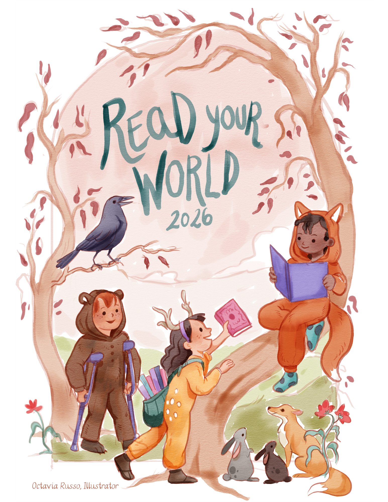 Read Your World 2026 Poster Reveal | Illustrator Octavia Russo - Read ...